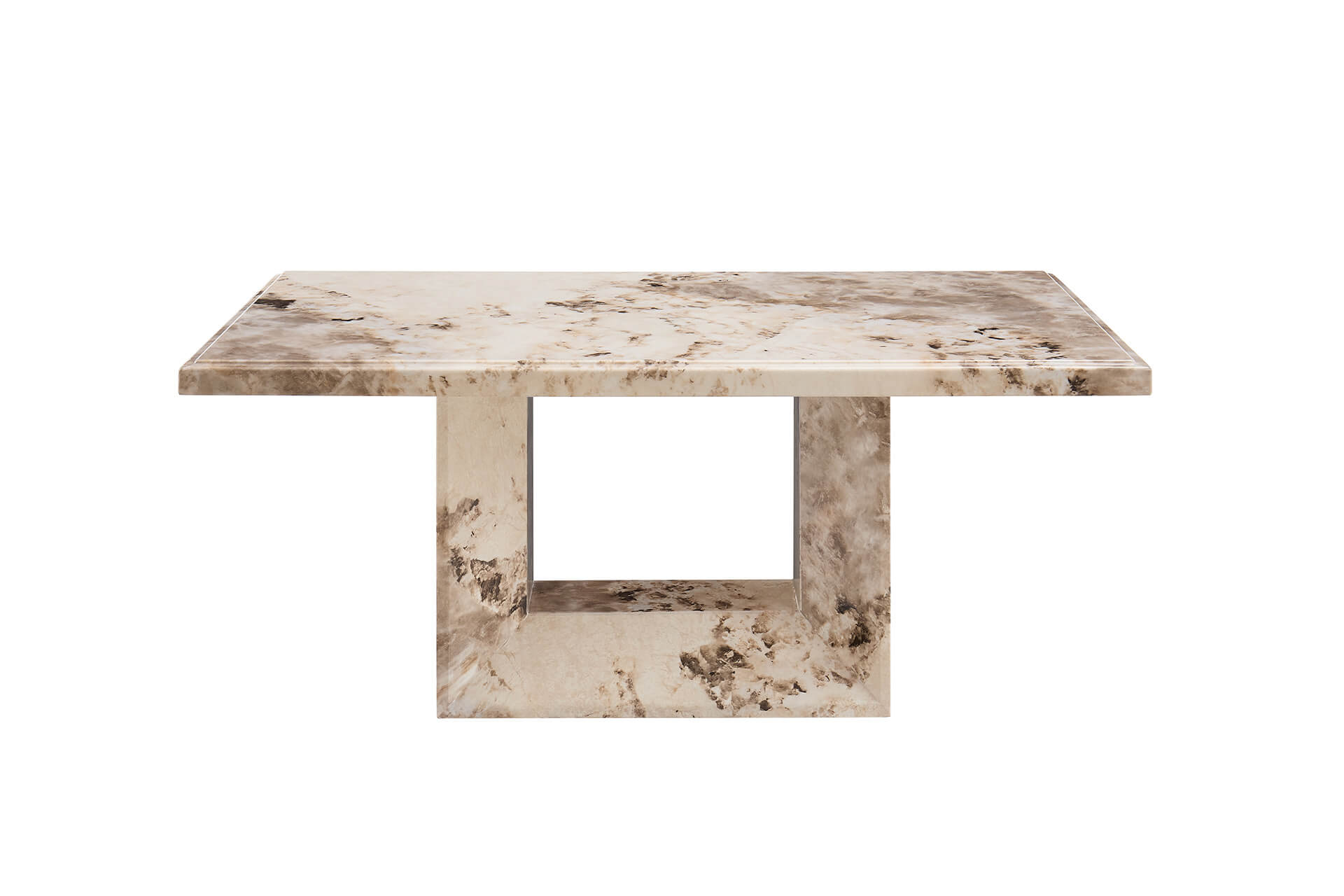 Buy Artemis Coffee Table in Mottled Mocha | Modern Living Room Elegance ...